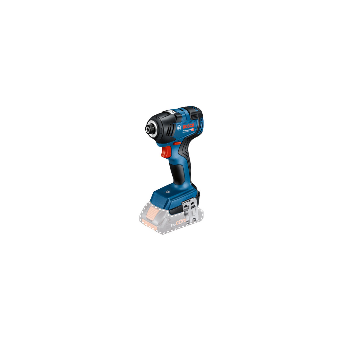GDR 18V-200 cordless impact driver, 2 x GBA 18V 4.0Ah battery in L-case