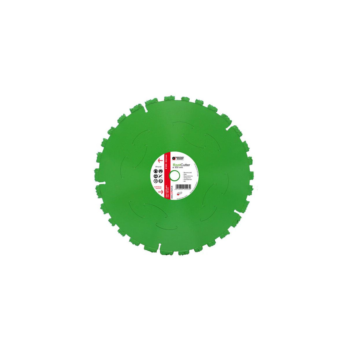 Root cutter cutting disc - root disc Ø 300/20.0 mm